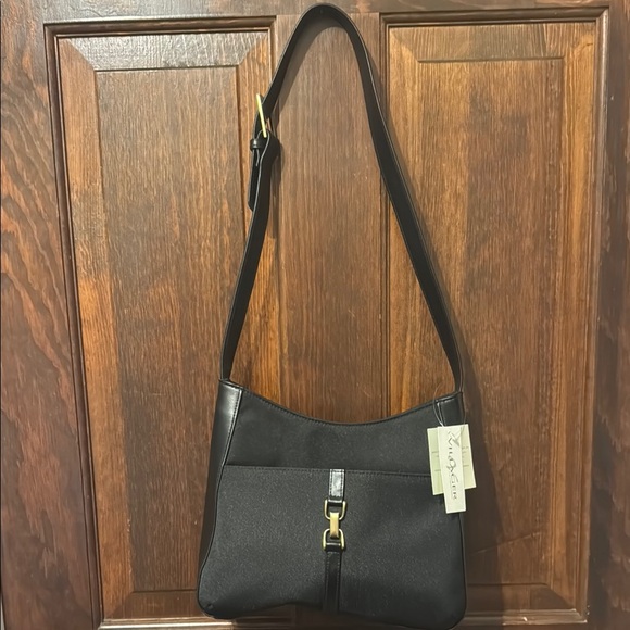 villager | Bags | Villager By Liz Claiborne Black Shoulder Bag With ...